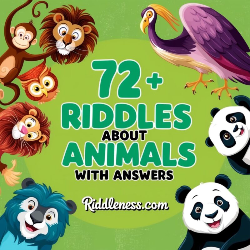 72+ Riddles About Animals for Kids & Adults (With Answers) - Riddleness
