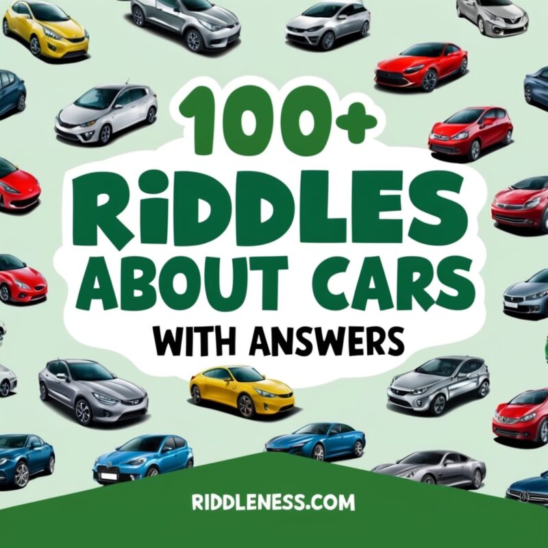 100+ Riddles About Cars With Answers - Riddleness
