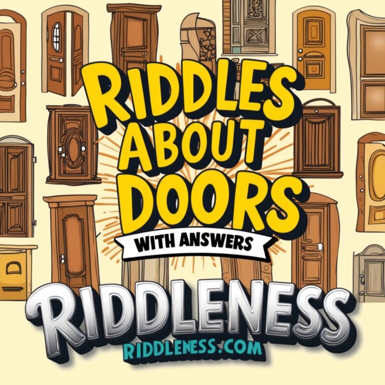 100+ Riddles About Doors With Answers - Riddleness